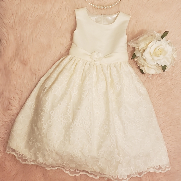 American Princess | Dresses | Cream Flower Girl Dress | Poshmark